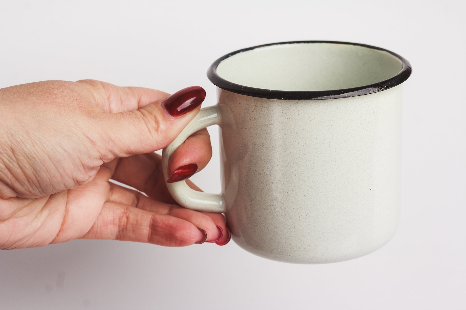 White enamel mug set of 2 UNUSED cups New camping mugs Soviet | Etsy