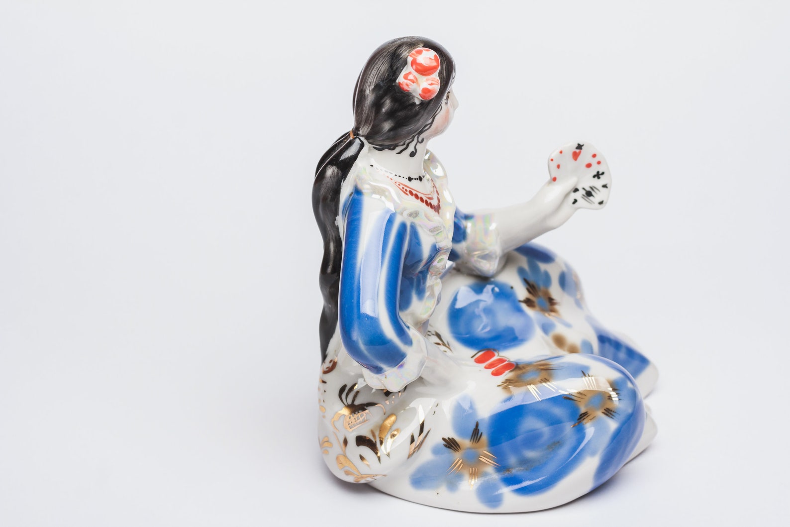 Gypsy Woman Figurine Porcelain Sculpture Collectible Woman - Etsy UK
