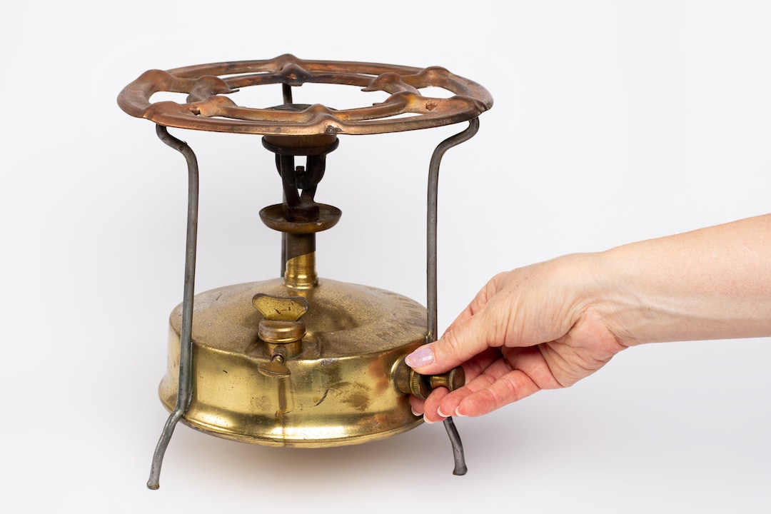 Soviet Bronze Primus Kerosene Burner Camping Stove Outdoor Oven Tourist ...