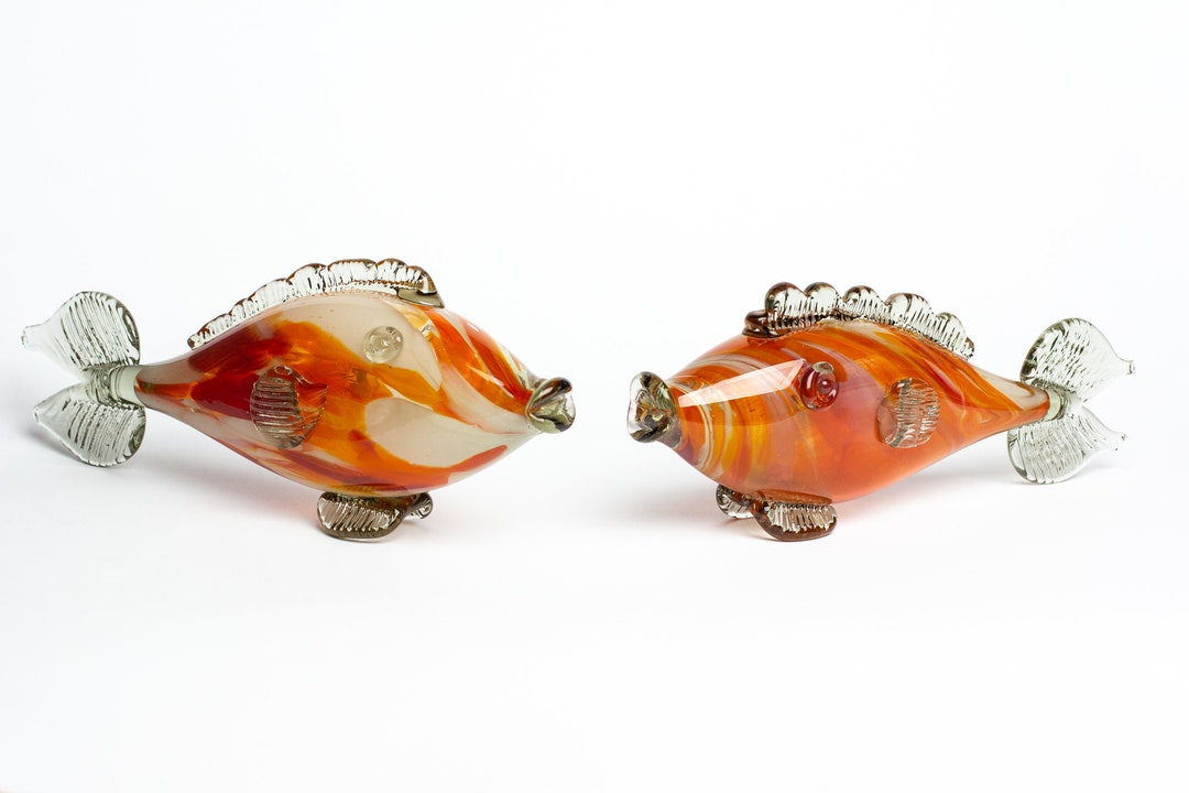 Glass Fish Decanter Rare Blown Murano Glass Art Collectible Fish ...