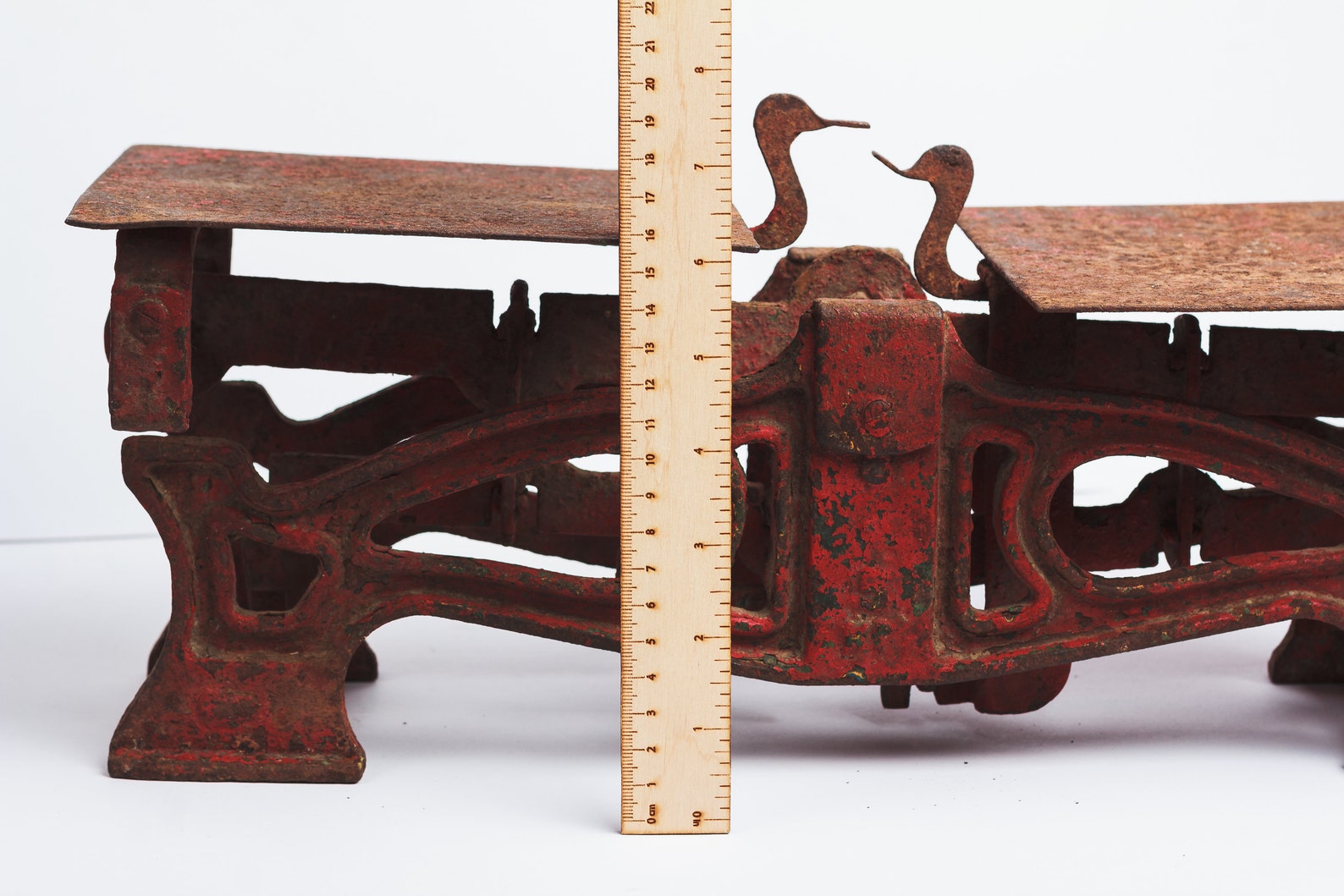 Rusty Iron Primitive Balance Scale for Weighing Antique - Etsy
