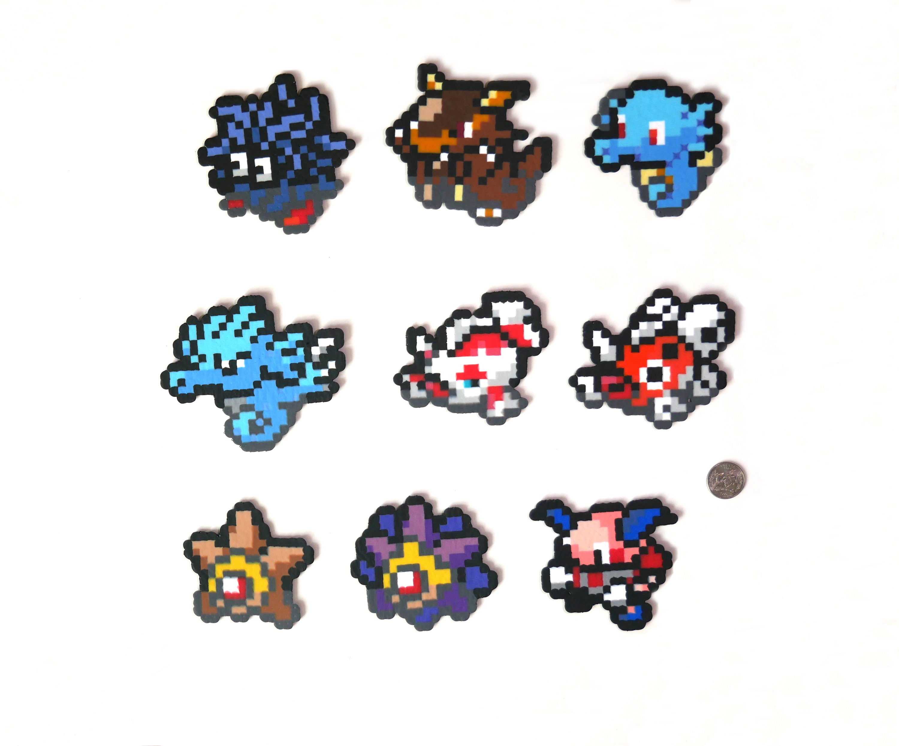 Pokemon Perler Bead Sprites #114 - #122 - Etsy