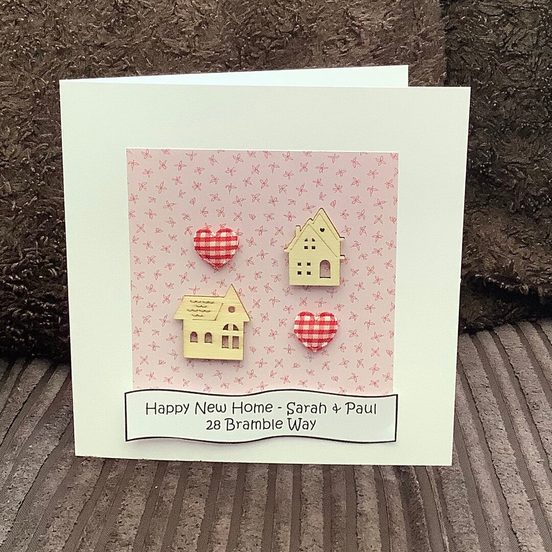 New Home Card, Moving House Card, Housewarming Card, Welcome Home Card ...