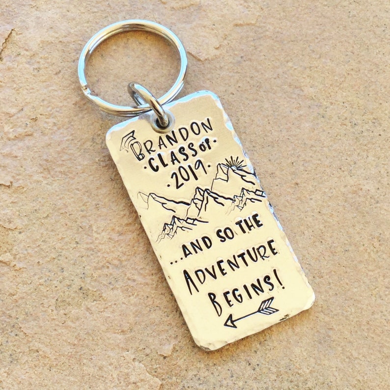 Personalized Graduation Gift Graduation Key Chain Custom | Etsy