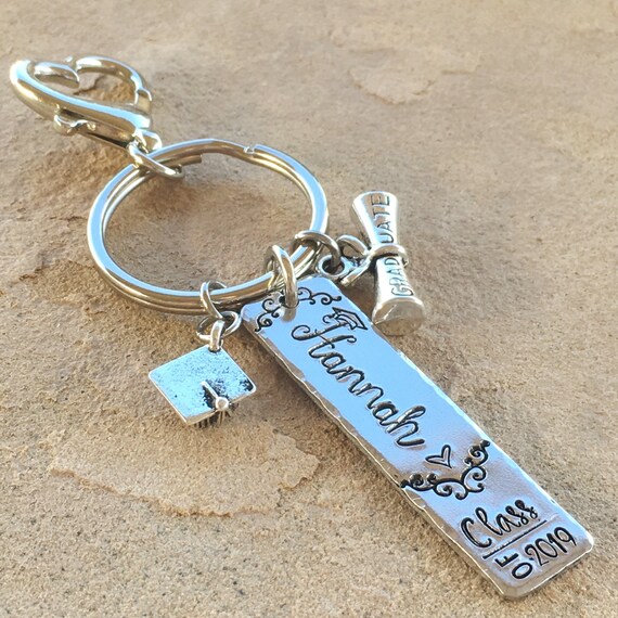 Personalized Graduation Gift Graduation Key Chain Custom | Etsy