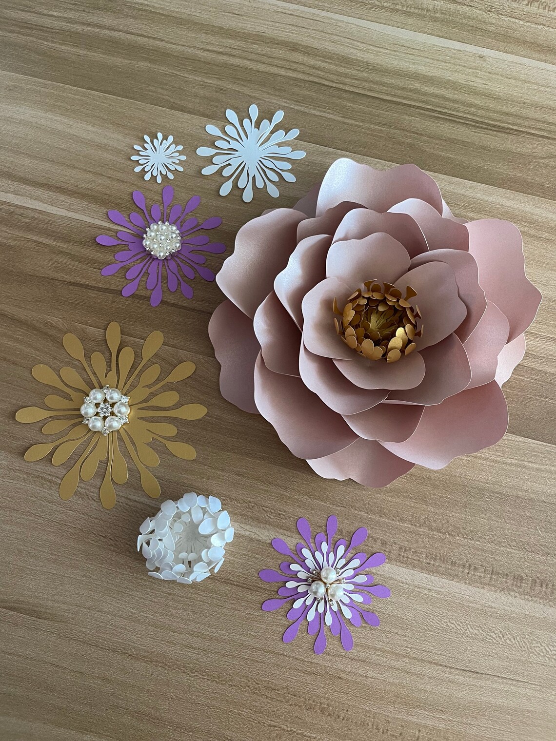 PNG Flower Center #2 | Paper Flowers | Paper Flower Center - Etsy