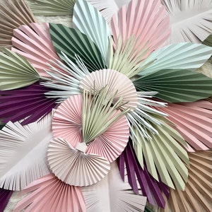 Tropical Palm Leaf 40 Piece Decor| Color Customizable| Party Decor ...