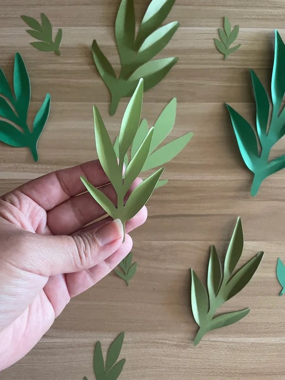 PNG Leaf 9 Paper Leaf Leaf Template Paper Flowers - Etsy