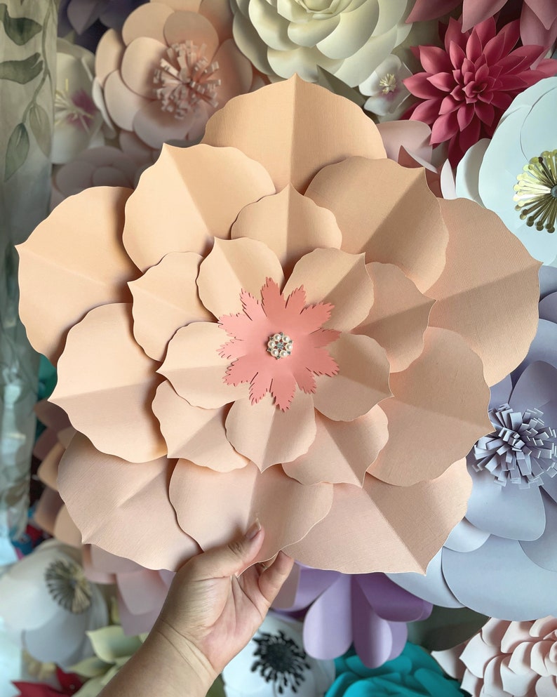 PNG Flower Center 3 Paper Flowers Paper Flower Center - Etsy