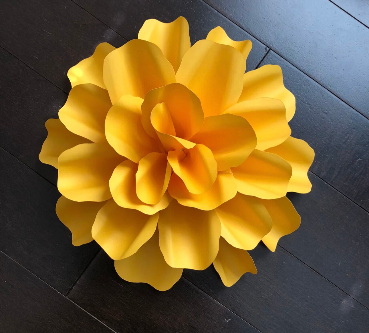 SVG and PDF Marigold Paper Flower Template #44 - Etsy
