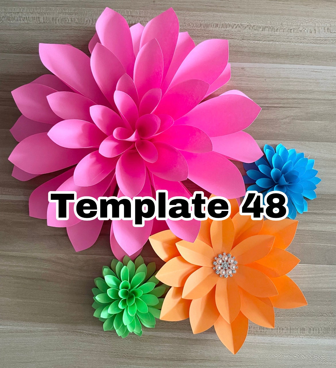 Stage Decoration With Paper Flowers