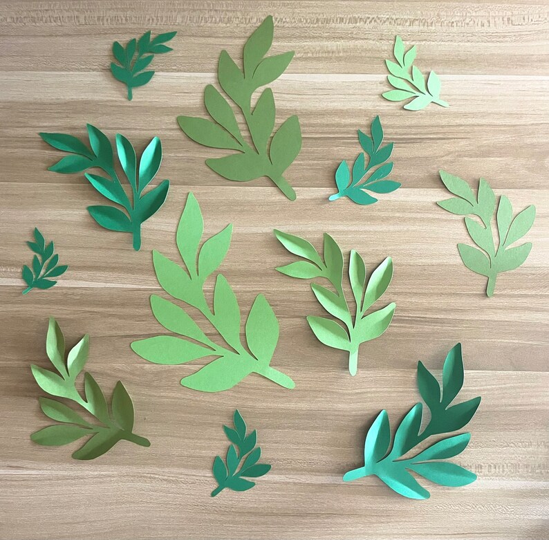 PNG Leaf 8 Paper Leaf Leaf Template Paper Flowers - Etsy