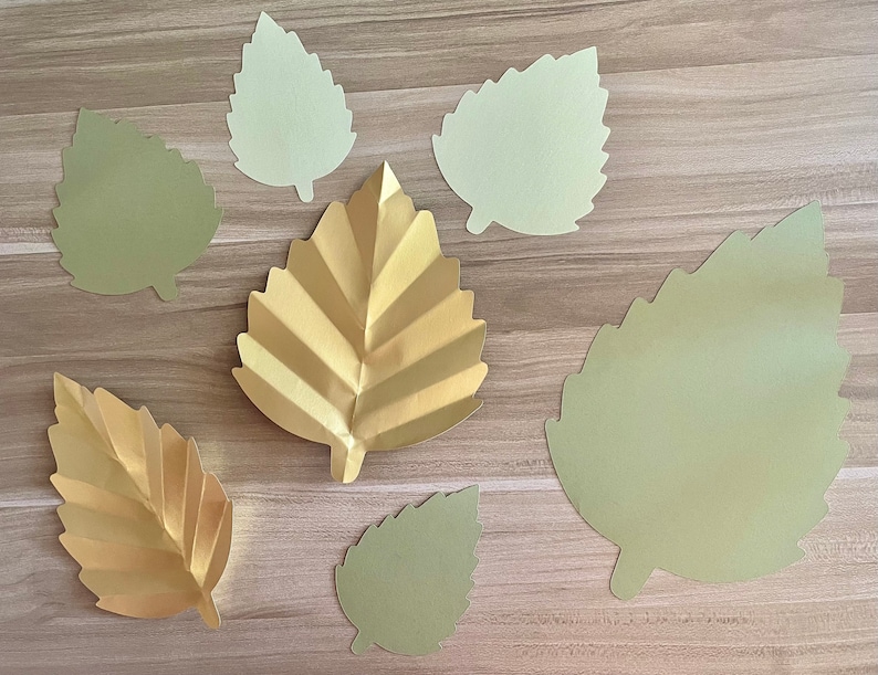 PNG Leaf 1 Paper Leaves Leaf Template Paper Flowers - Etsy