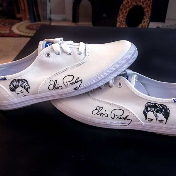 Elvis White Boots - Etsy UK