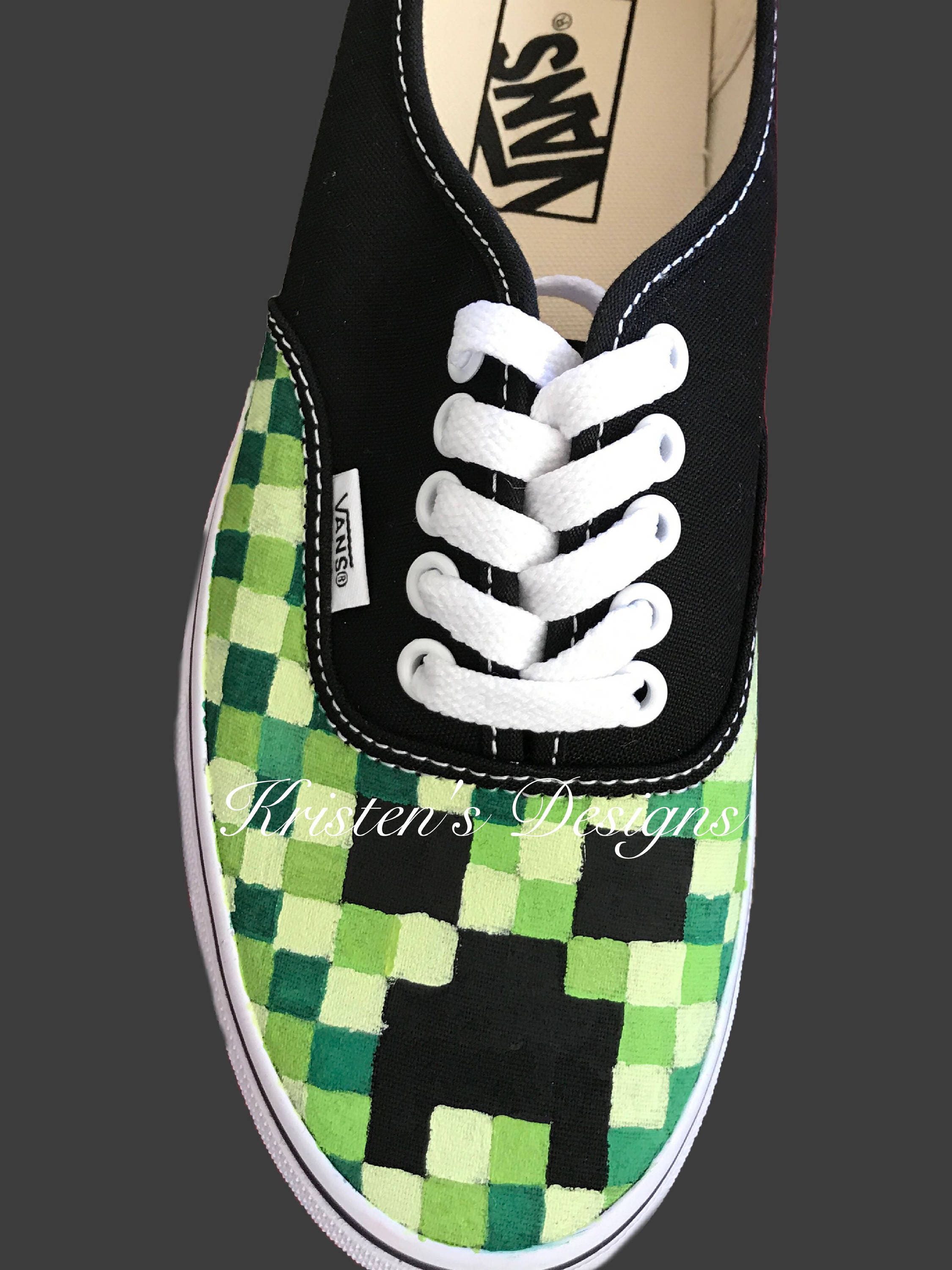 Video Game Custom Shoes Video Game Minecraft Clothes Fan - Etsy