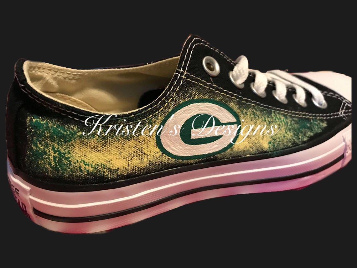 Green Bay Packers Custom Shoes - Etsy