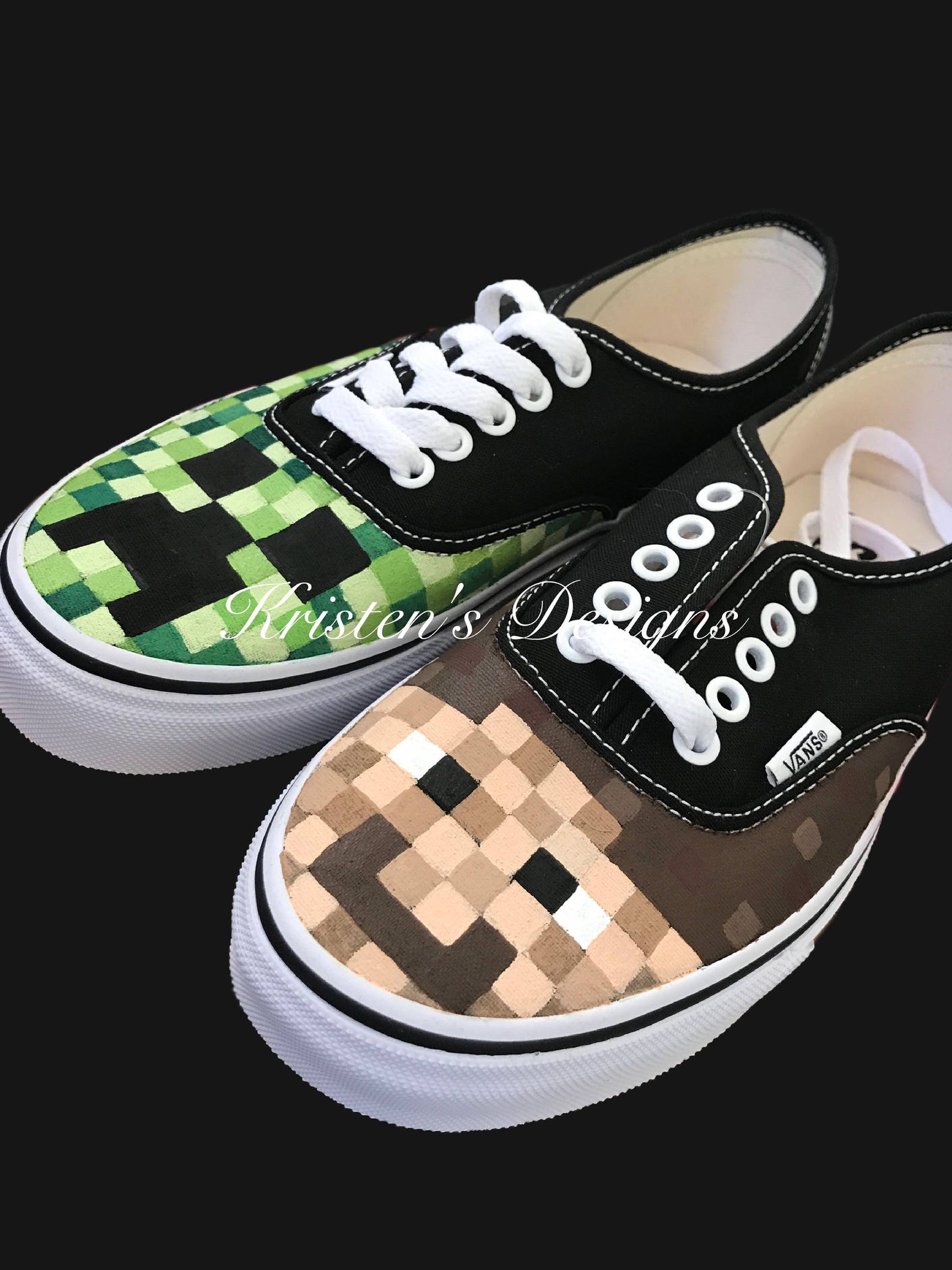 Video Game Custom Shoes Video Game Minecraft Clothes Fan - Etsy