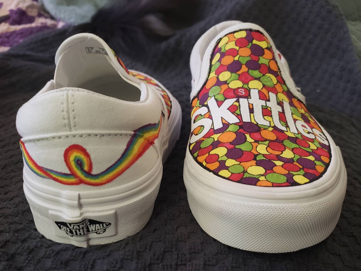 Skittles Candy Custom Painted Shoes - Etsy