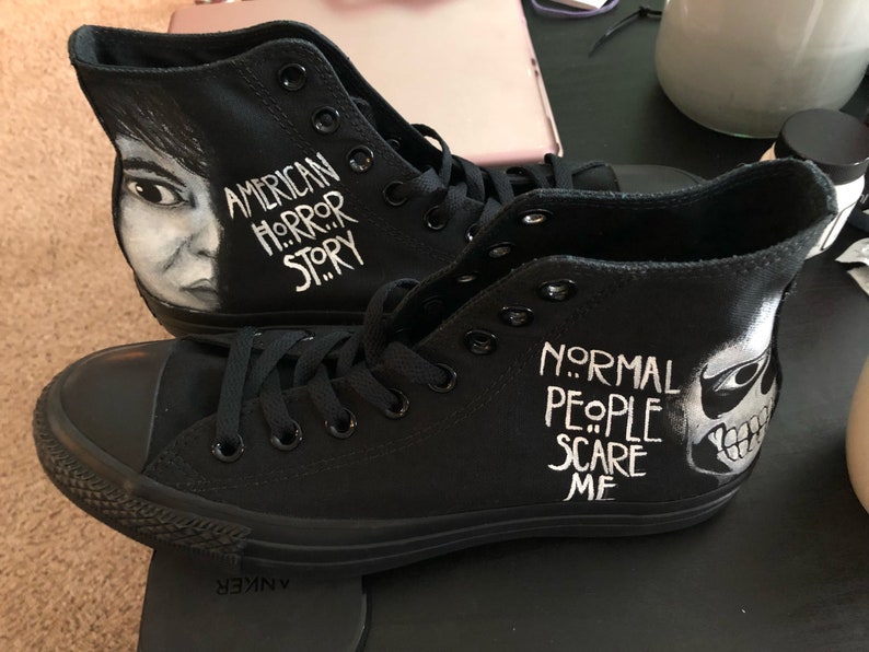 American Horror Story Custom Shoes - Etsy