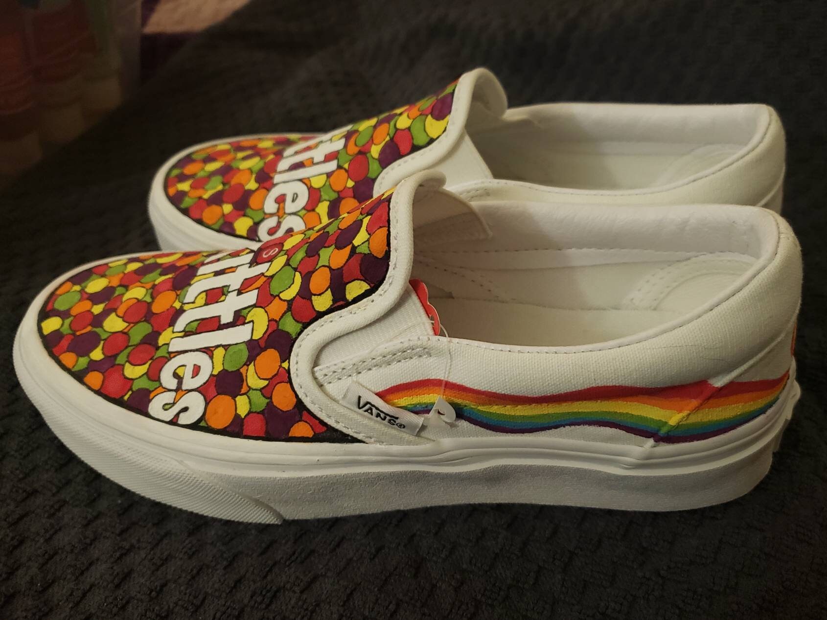 Skittles Candy Custom Painted Shoes - Etsy