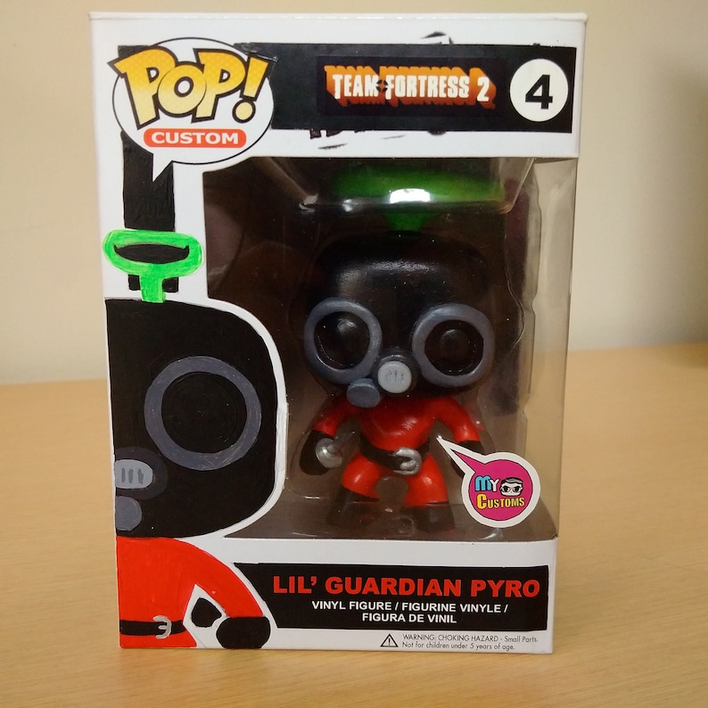 Lil' Guardian Pyro TF2 Custom Funko Pop - Etsy