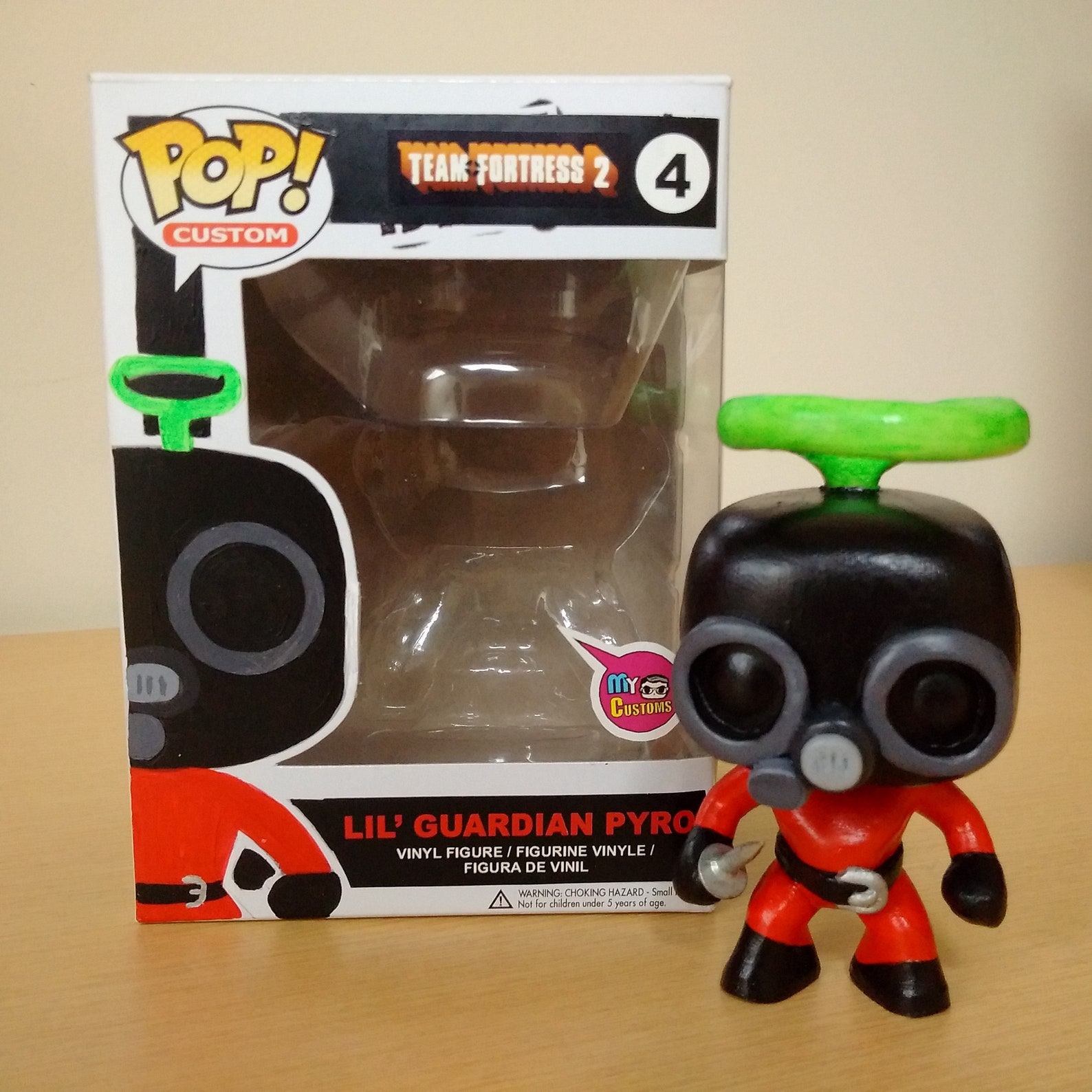 Lil' Guardian Pyro TF2 Custom Funko Pop - Etsy Australia