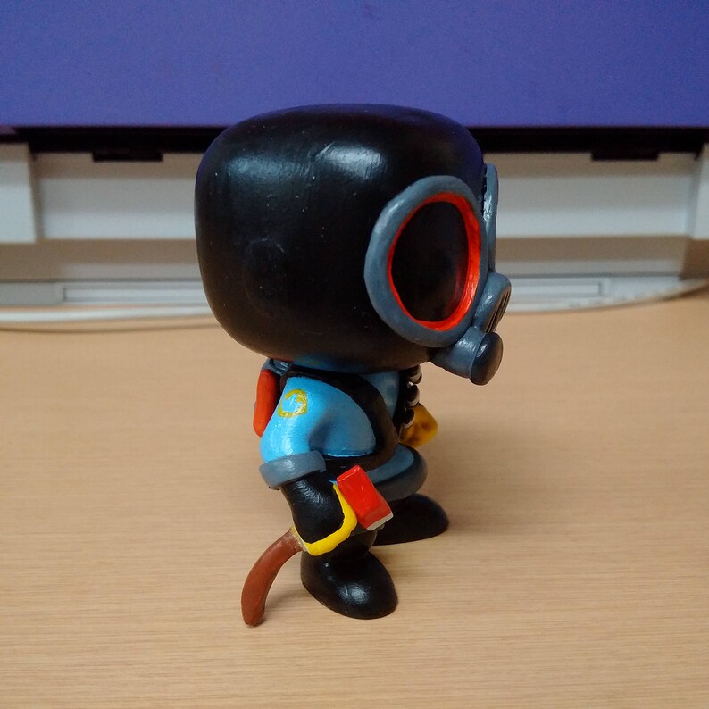 Pyro blue Team Fortress 2 Custom Funko Pop - Etsy