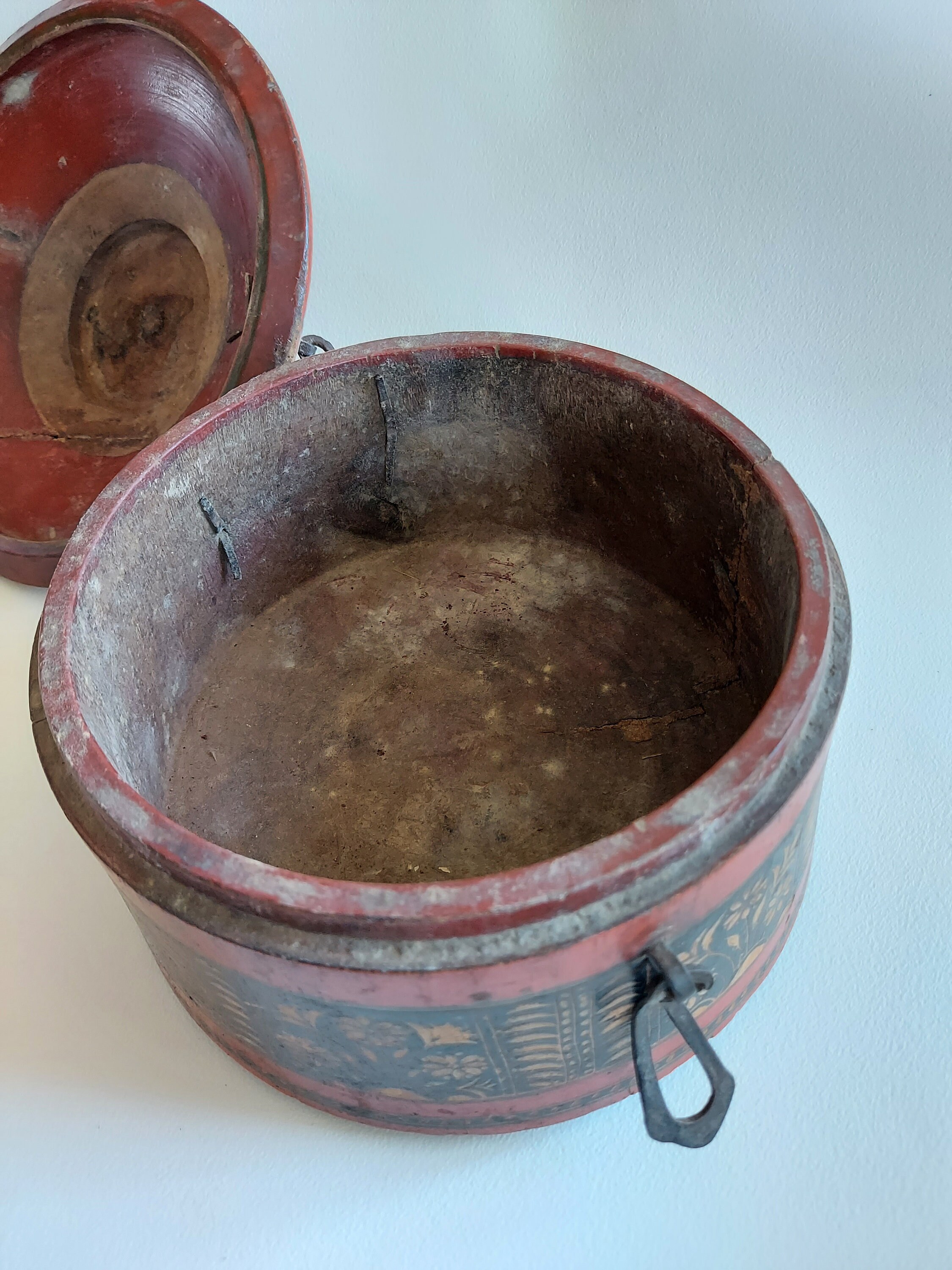 Very Large Antique Afghan/pakistan Hand-carved Wooden Spice Box - Etsy