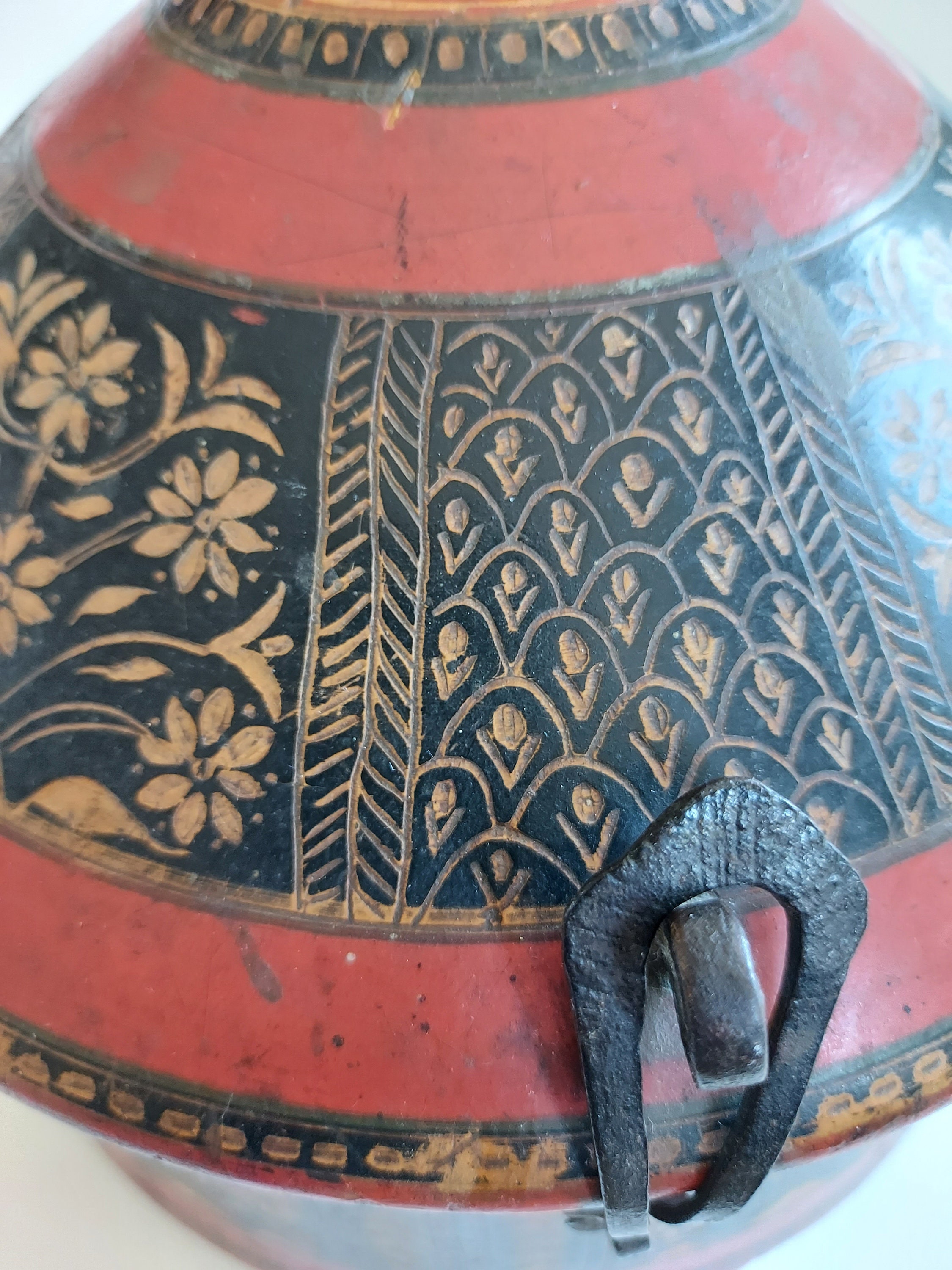 Very Large Antique Afghan/pakistan Hand-carved Wooden Spice Box - Etsy