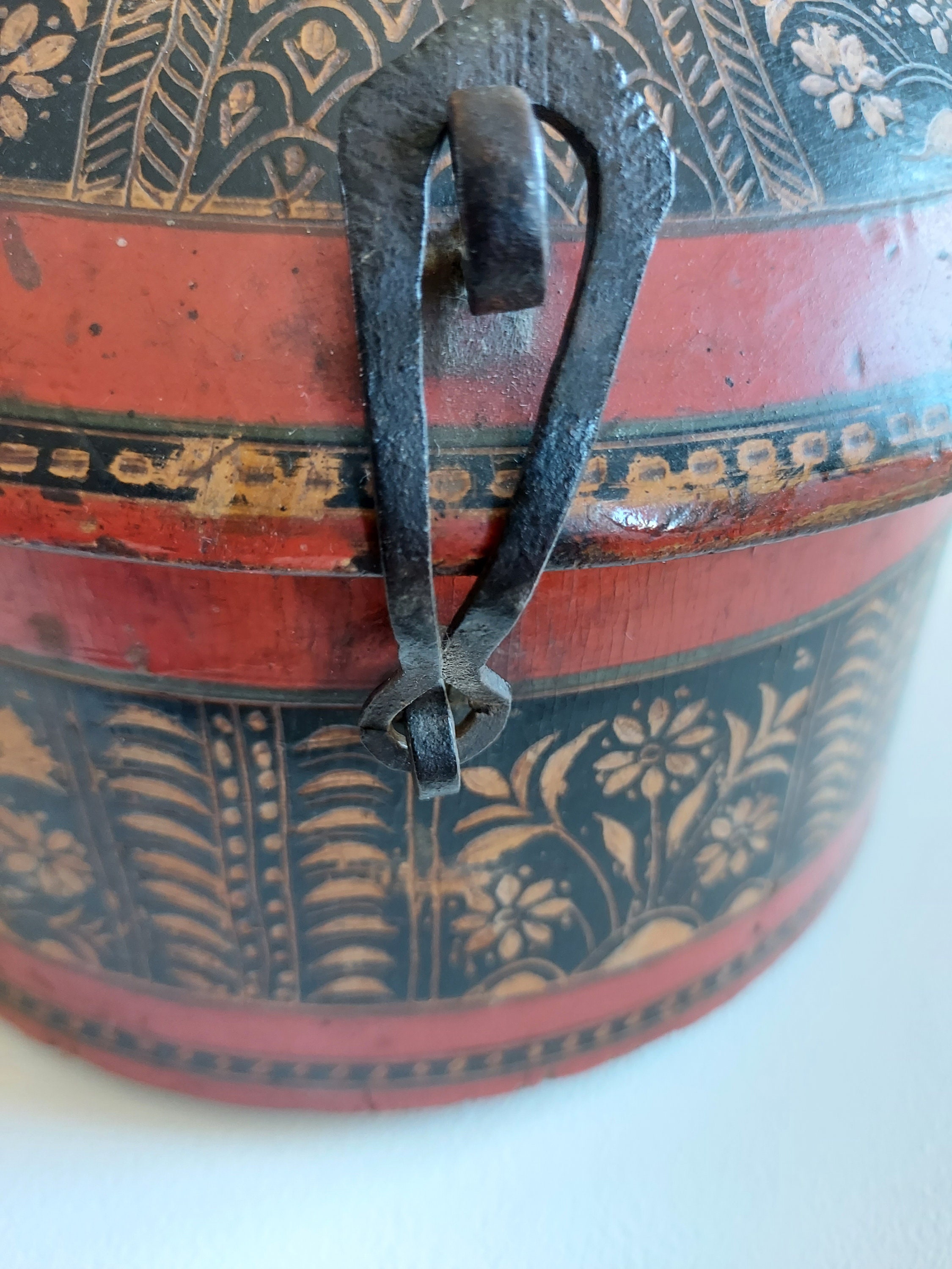 Very Large Antique Afghan/pakistan Hand-carved Wooden Spice Box - Etsy