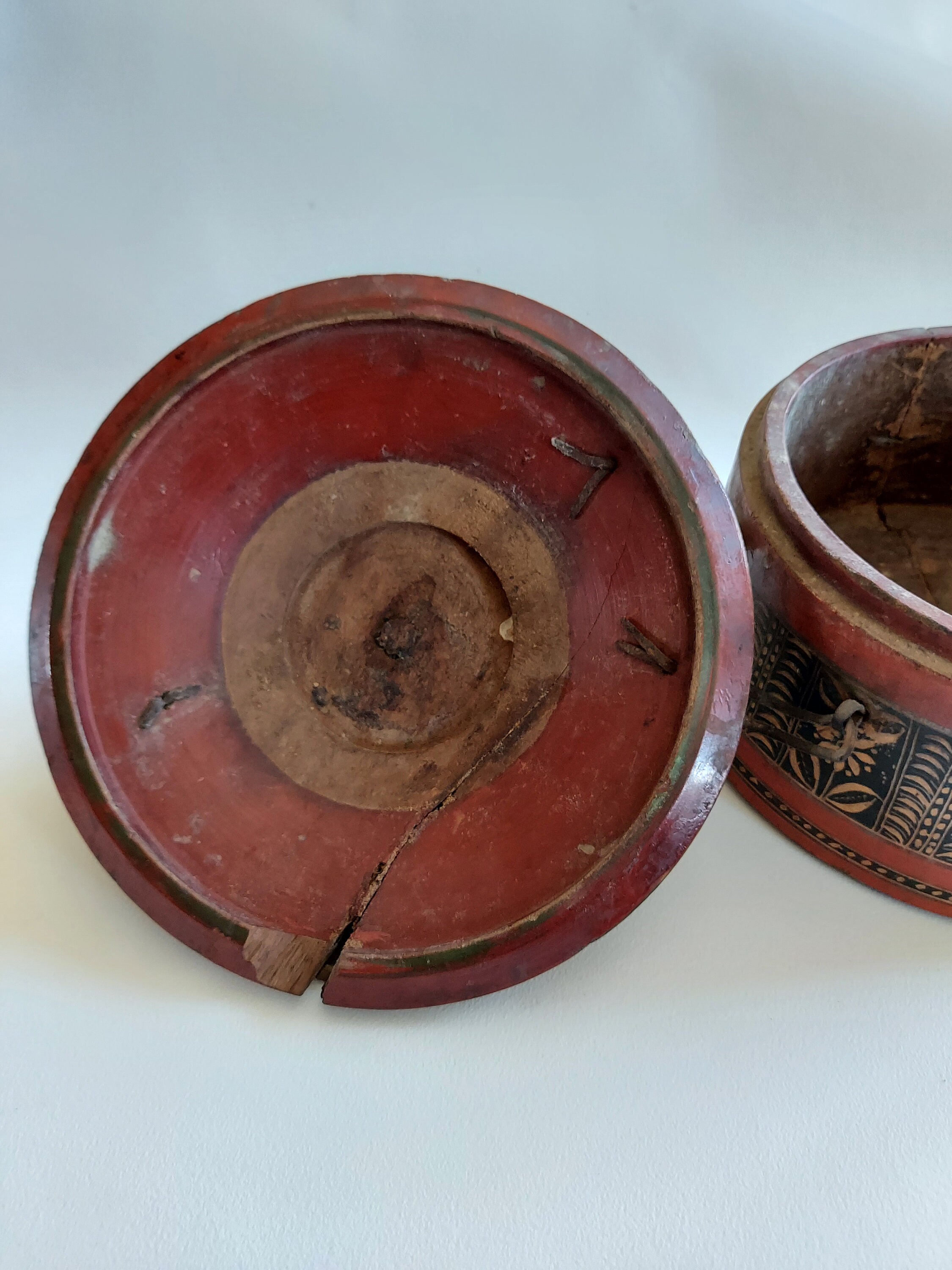 Very Large Antique Afghan/pakistan Hand-carved Wooden Spice Box - Etsy
