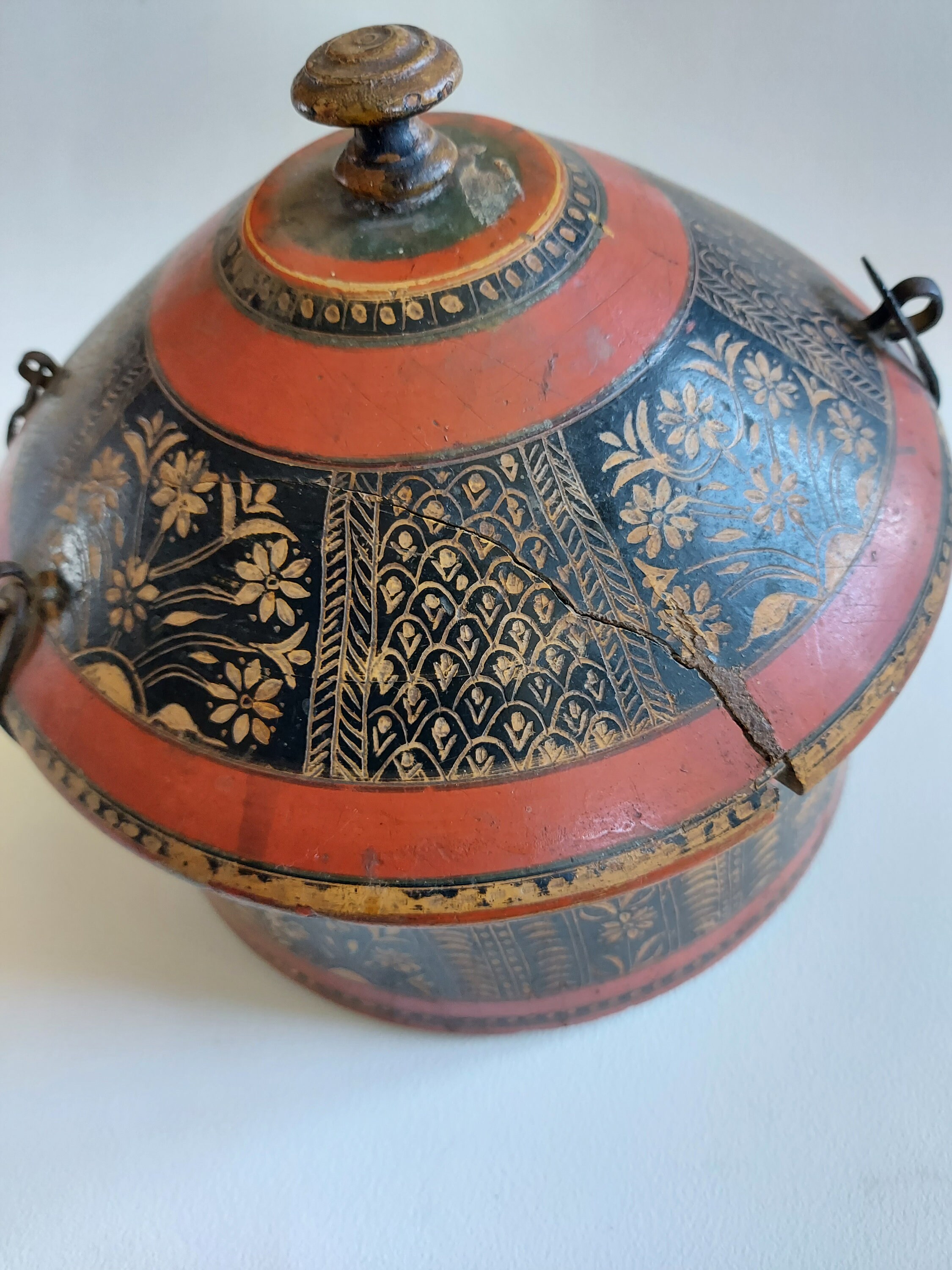 Very Large Antique Afghan/pakistan Hand-carved Wooden Spice Box - Etsy