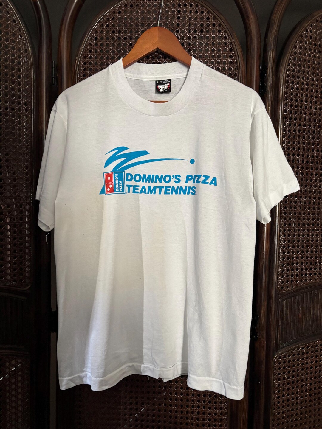Vintage Domino Pizza Team Tennis T Shirt Mom Gifts Vintage T Shirt Men ...
