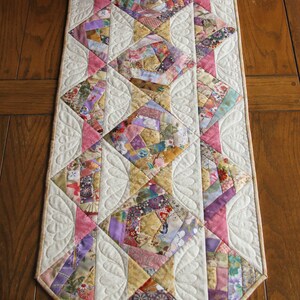 Crazy Quilt Runner Pattern: Easy Piecing, Moderate Difficulty (digital ...