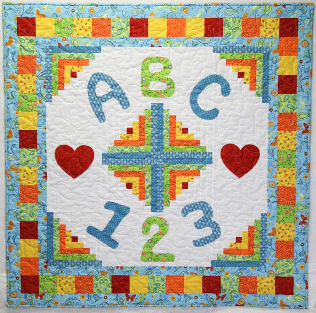 Toddler Time Kid Quilt PDF (digital Quilt Pattern) - Etsy