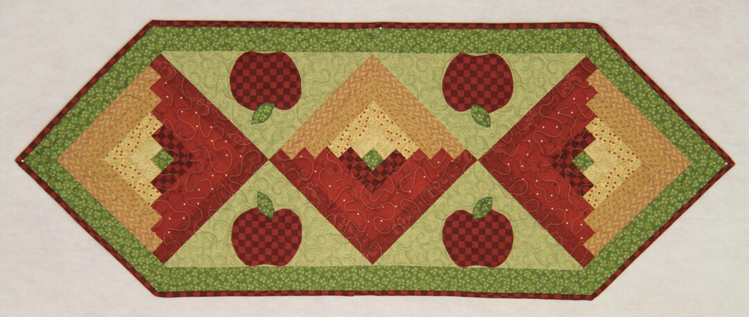 Apple Log Cabin Runner PDF (digital Quilt Pattern) - Etsy