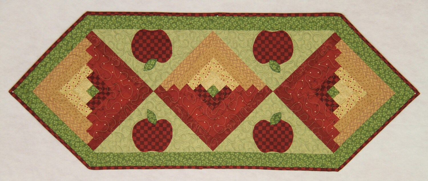 Apple Log Cabin Runner PDF (digital Quilt Pattern) - Etsy