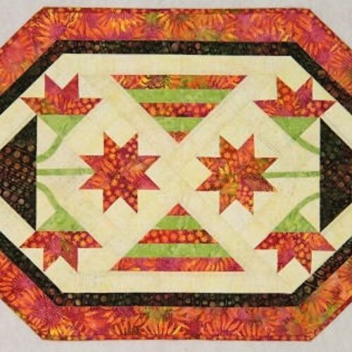 Chevron Table Runner PDF PATTERN Patchwork Home Decoration - Etsy