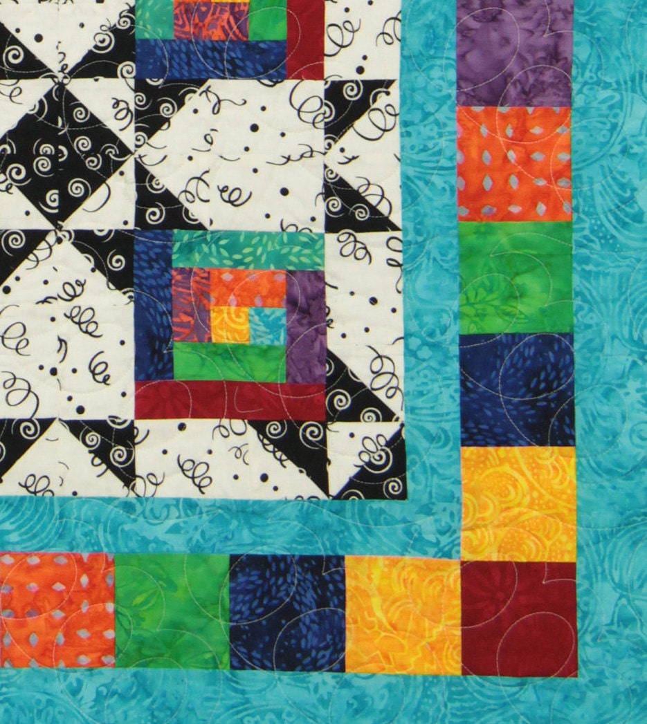 Bryce Canyon Log Cabin PDF (digital Quilt Pattern) Rainbow - Etsy