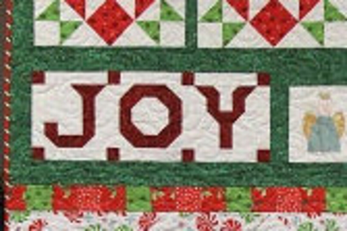 JOY! Christmas Row Quilt PDF (digital Quilt Pattern) - Etsy