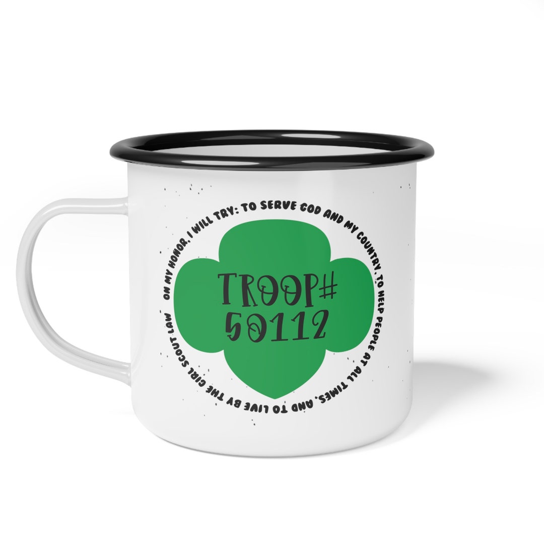 Girl Scout Enamel Camp Cup - Etsy
