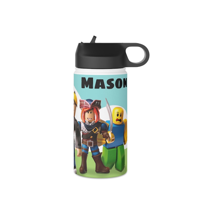 Roblox Personalized Water Bottle Mason - Etsy