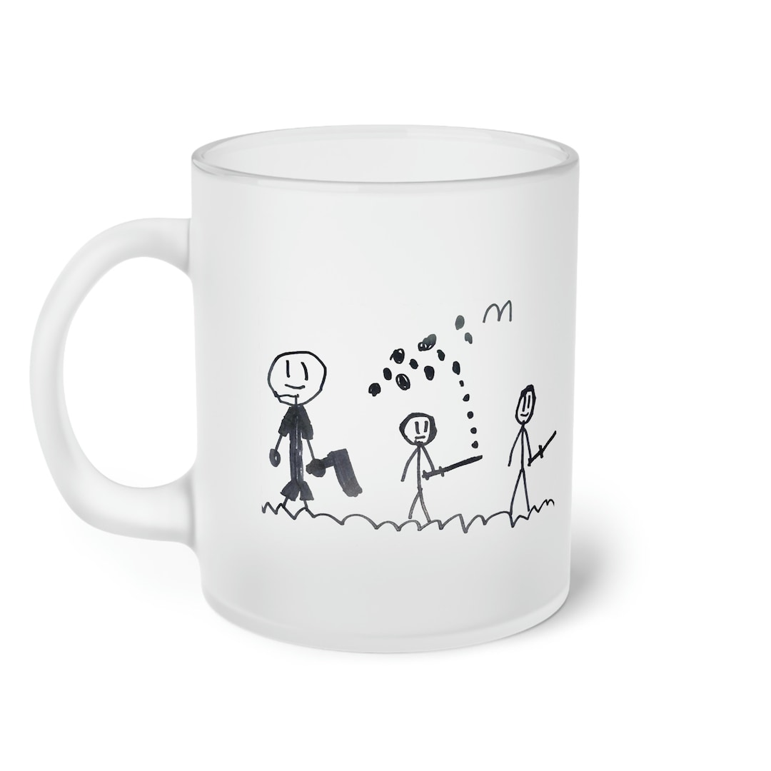 Frosted Glass Mug custom - Etsy