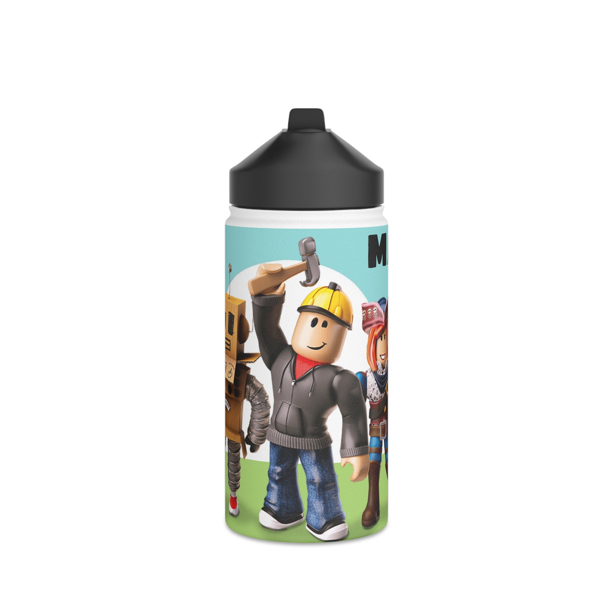 Roblox Personalized Water Bottle Mason - Etsy
