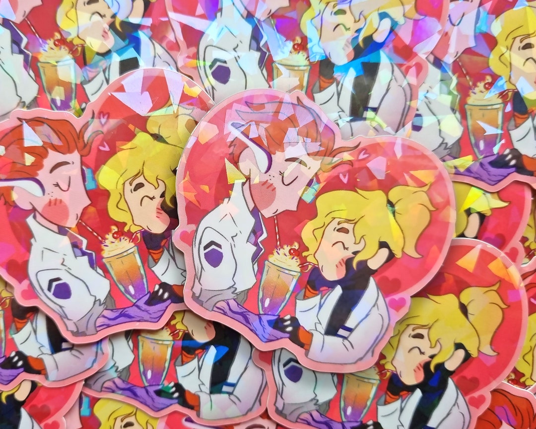 Moicy, Moira, Mercy, Overwatch, Stickers, Support Main, Valentine's Day ...