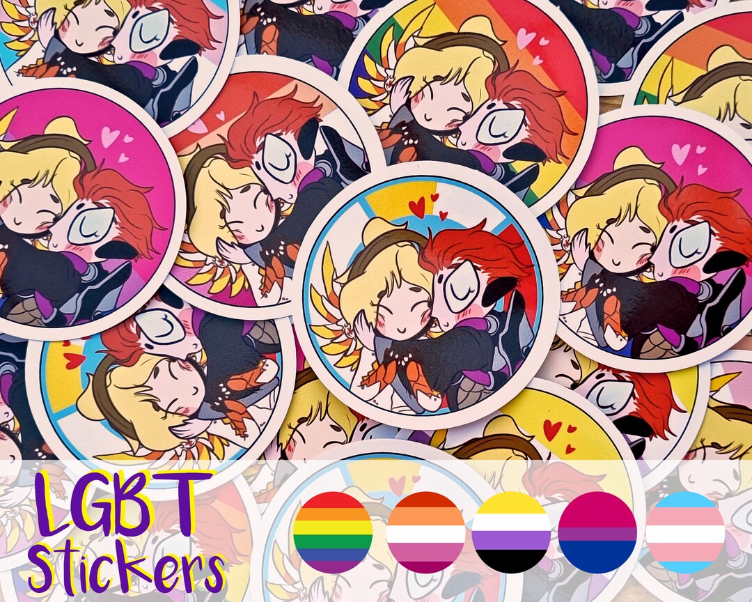 Moicy Moira Mercy Overwatch Stickers Support Main LGBT - Etsy