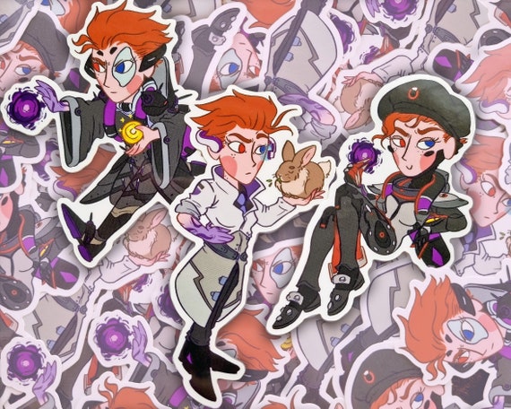 Moira Overwatch Vinyl Stickers Waterproof Gloss Vinyl - Etsy