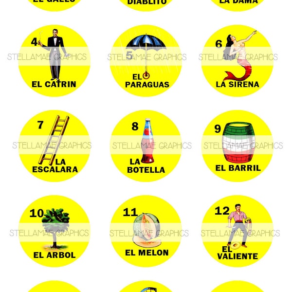 Loteria Background - Etsy