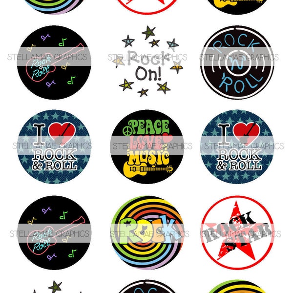 Rock Band Stickers - Etsy