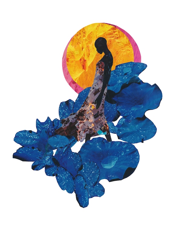 Reflectioncollage Art Magic Women Transformation Series | Etsy